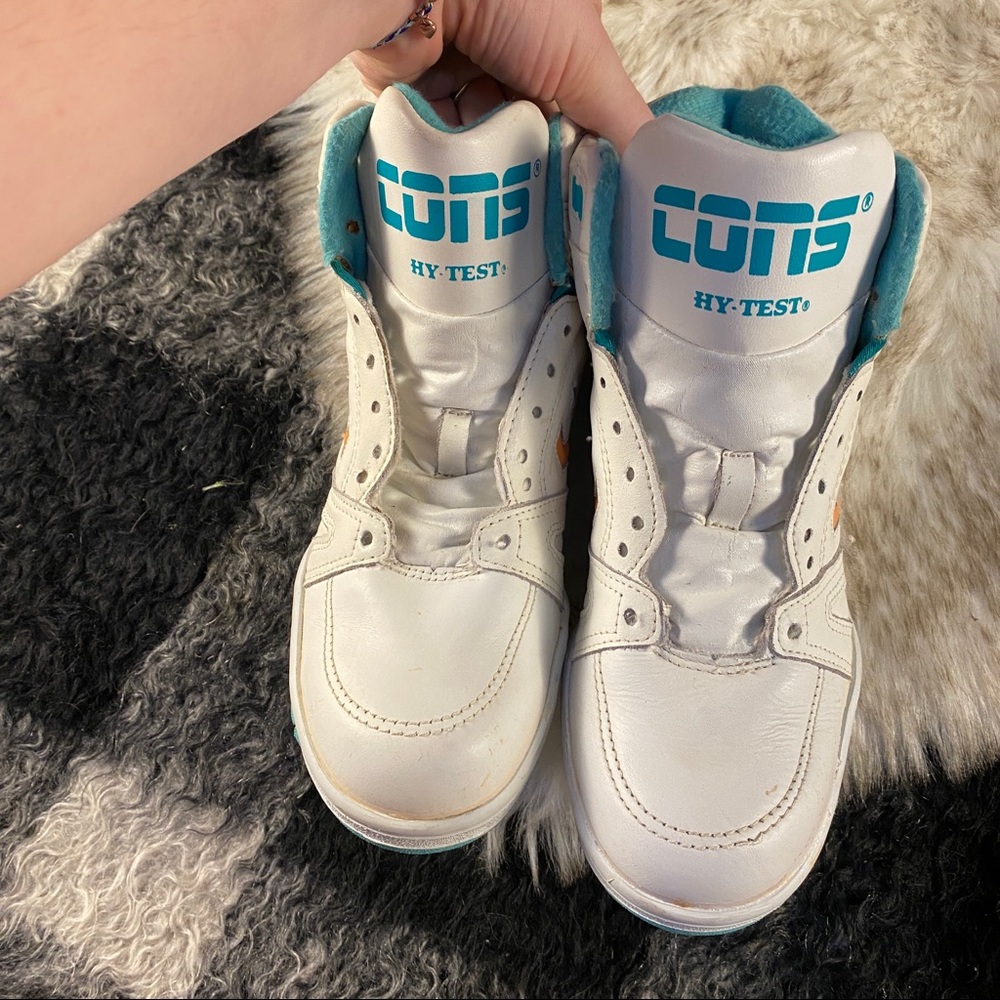 Rare 80s Converse Cons High Top Sneaker Hy-Test Baske… - Gem